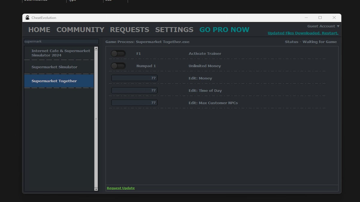 Supermarket Together Cheats Und Konsolenbefehle