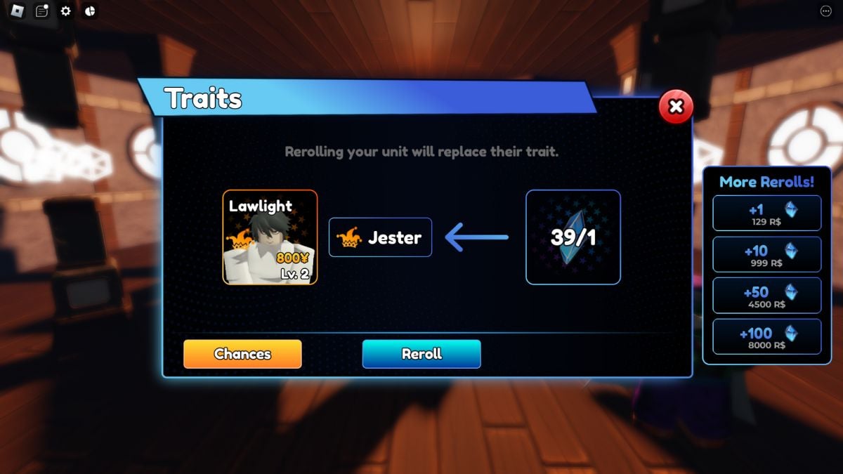 Complete Guide To Anime Royale Traits In Roblox