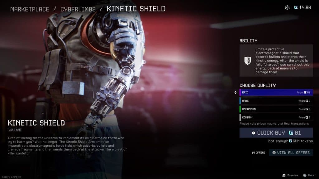 Ultimate Cyberlimb Tier Lists For Off The Grid's Arms & Legs