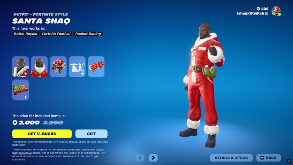 Cómo Conseguir La Piel De Santa Shaq En Fortnite