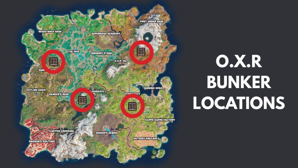 Fortniteのすべてのエキゾチック武器の場所